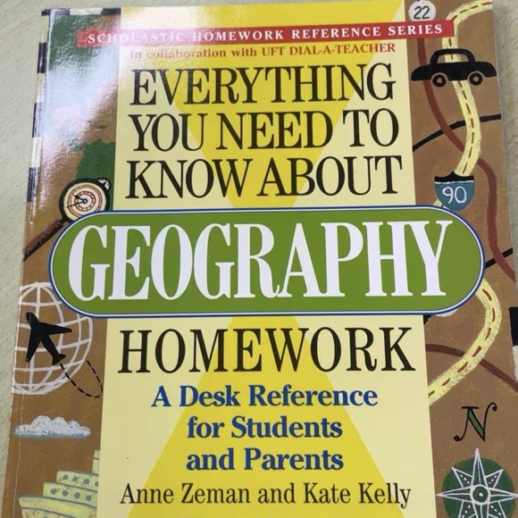 Scholastic | Accents | Scholastic Geography Homework Guide Green Yellow ...